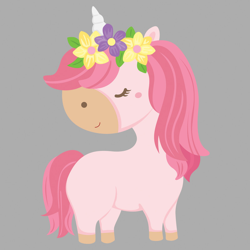 قیمت و خرید استیکر پارچه و لباس مدل dtf طرح یونیکورن کد H15.983 مجموعه 4 عددی