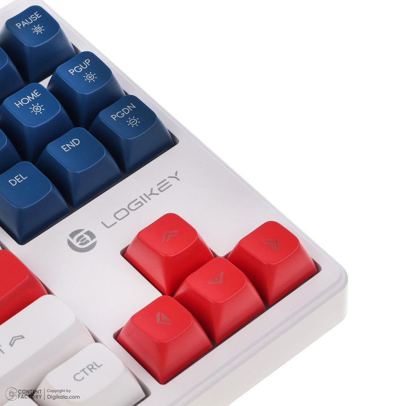 قیمت و خرید کیبورد با سیم مخصوص بازی لاجی کی مدل K320M، سوییچ ممبران، Tenkeyless، نورپردازی RGB