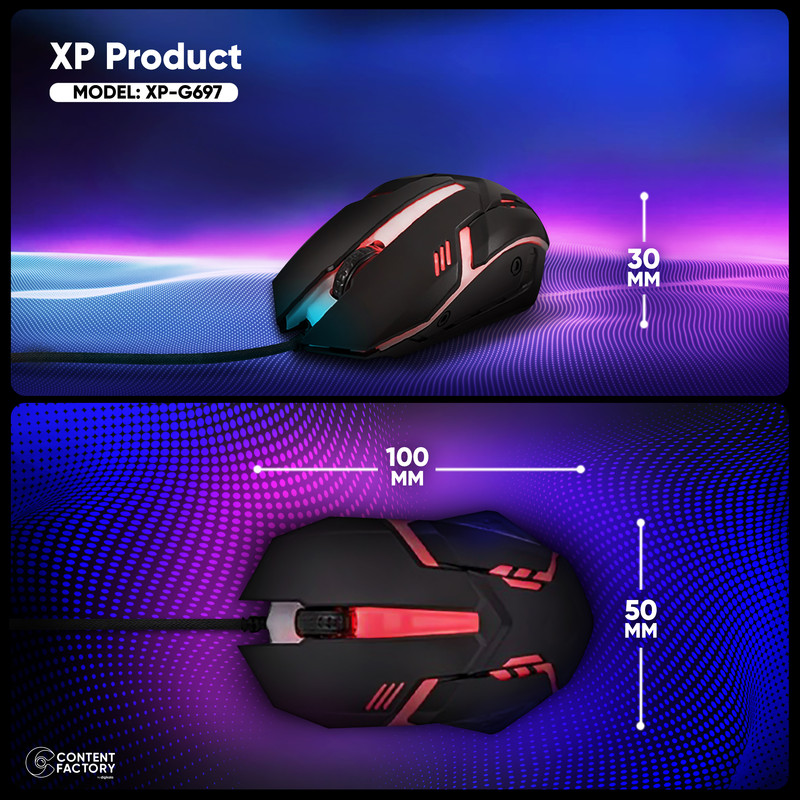 قیمت و خرید ماوس مخصوص بازی ایکس پی-پروداکت مدل XP-G697
