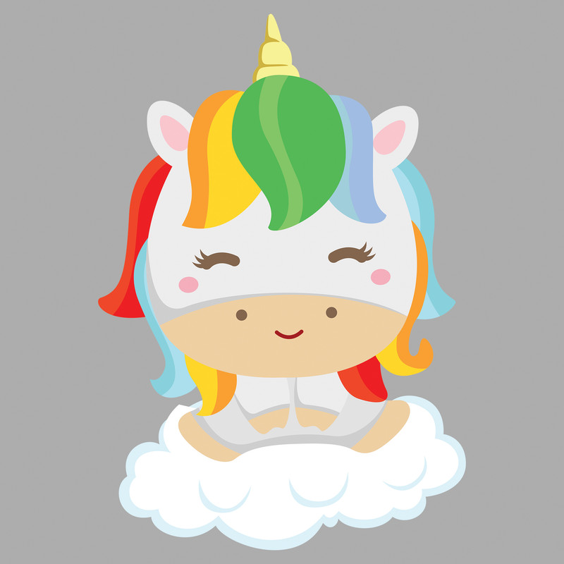 قیمت و خرید استیکر پارچه و لباس مدل dtf طرح یونیکورن کد H20.967 مجموعه 3 عددی