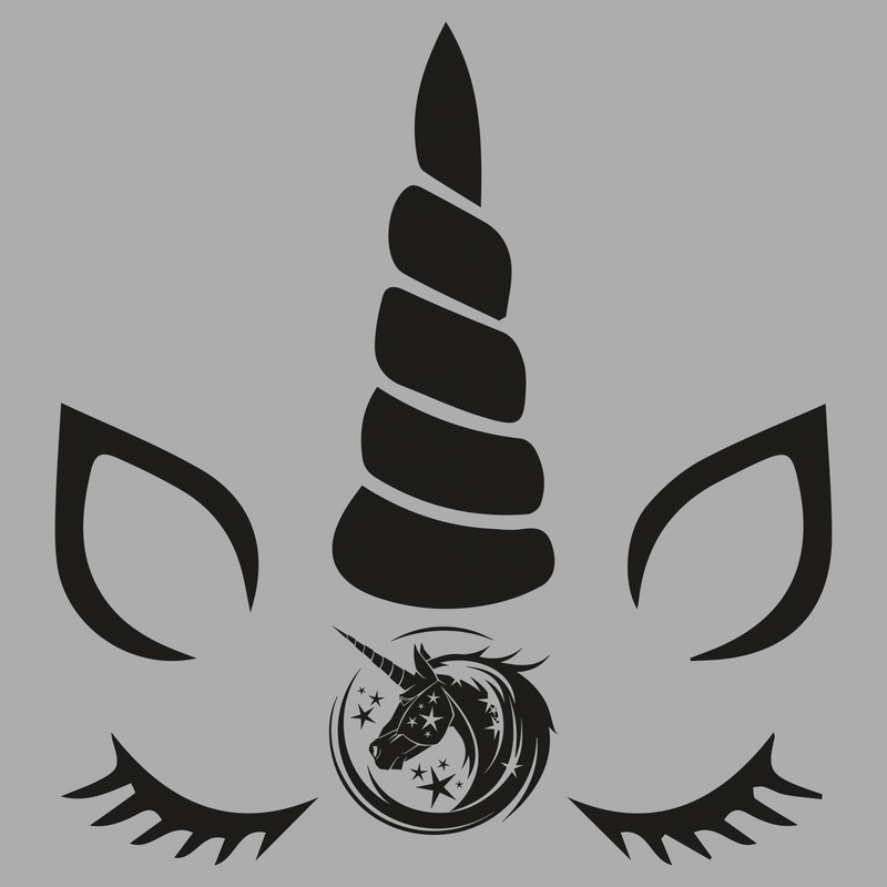 قیمت و خرید استیکر پارچه و لباس مدل dtf طرح یونیکورن کد H15.75 مجموعه 4 عددی