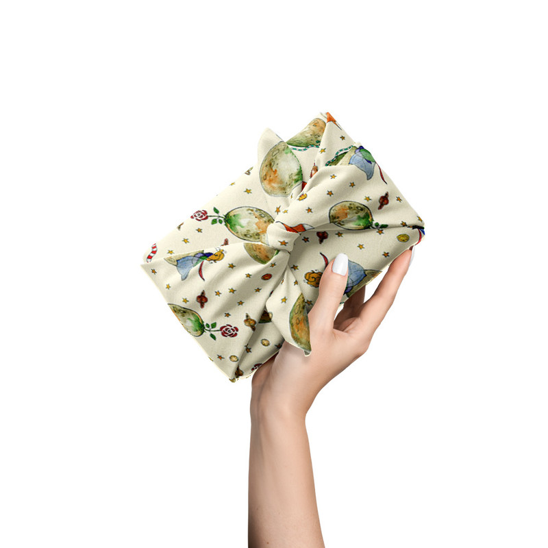 قیمت و خرید کاغذ کادو ترمه طراحان ایده مدل شازده کوچولو کد trm508