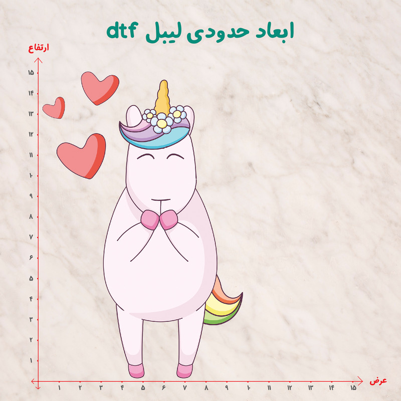 قیمت و خرید استیکر پارچه و لباس مدل dtf طرح یونیکورن کد H15.778 مجموعه 4 عددی