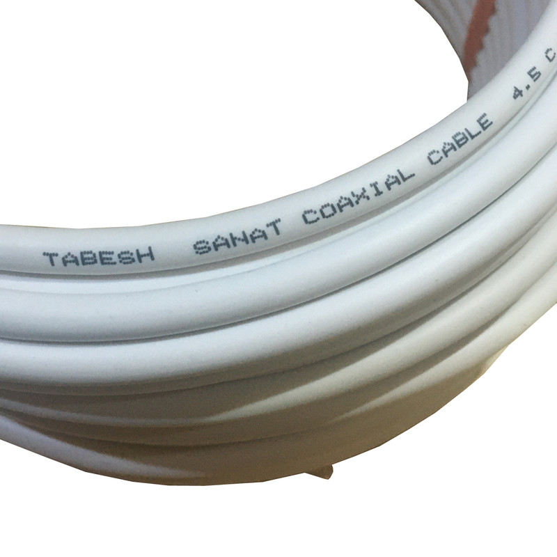 قیمت و خرید کابل آنتن تولیدی تابش صنعت مدل 4.5C 2V 75 OHM