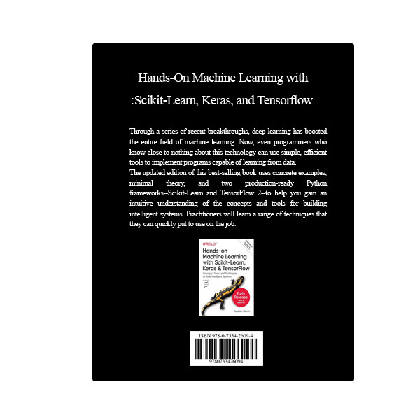 قیمت و خرید کتاب Hands On Machine Learning With Scikit Learn Keras 9450