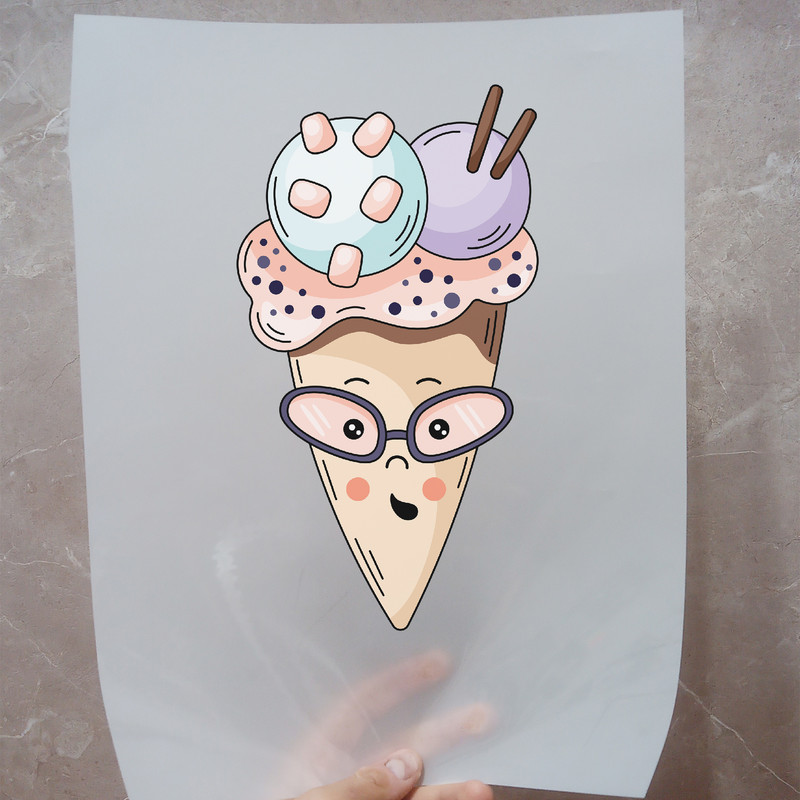 قیمت و خرید استیکر پارچه و لباس مدل dtf طرح یونیکورن کد H15.223 مجموعه 4 عددی