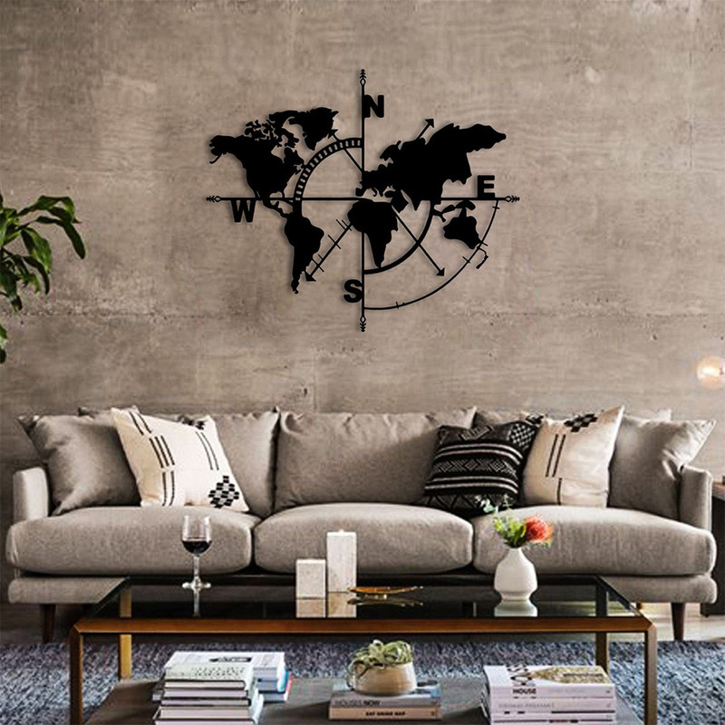 قیمت و خرید استیکر دکو رستا مدل نقشه کد C281