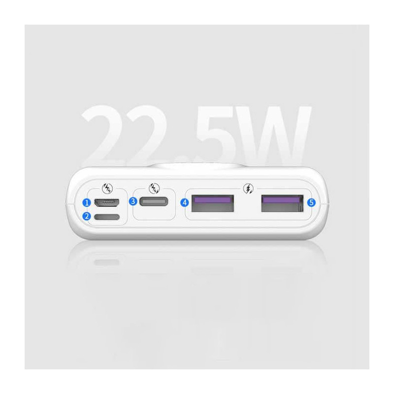 قیمت و خرید پاوربانک روموس مدل PH020 PF ظرفیت 20000 میلی آمپر ساعت