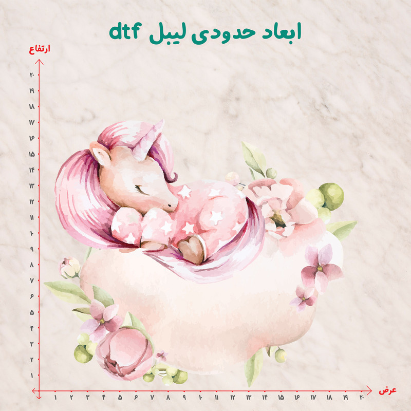 قیمت و خرید استیکر پارچه و لباس مدل dtf طرح یونیکورن کد H20.493 مجموعه 3 عددی