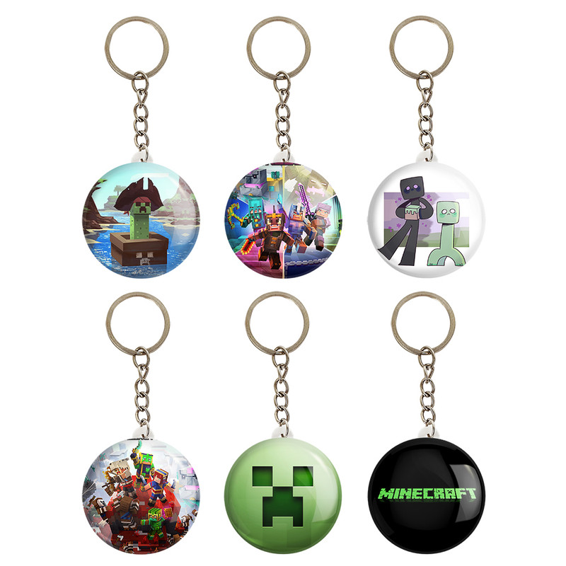 قیمت و خرید جاکلیدی خندالو مدل بازی ماینکرافت Minecraft کد 1441A مجموعه 6 عددی