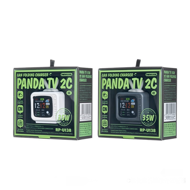 قیمت و خرید آداپتور شارژر ریمکس مدل panda tv RP-U138