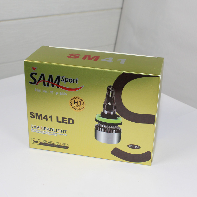 قیمت و خرید لامپ هدلایت خودرو سام مدل SM41 کد H1 بسته 2 عددی