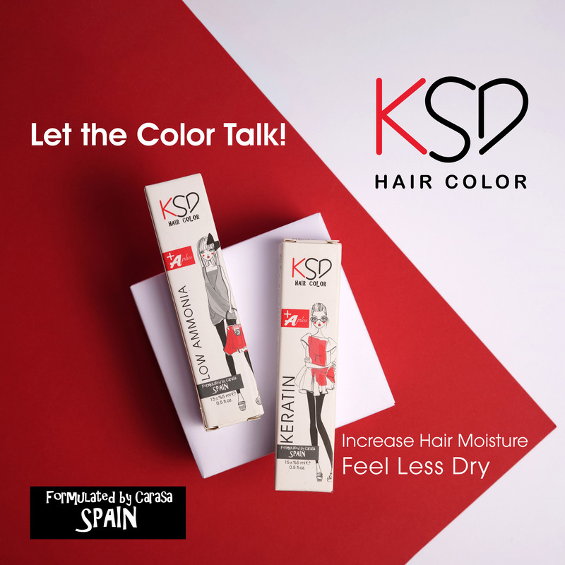 قیمت و خرید رنگ مو کی اس دی شماره MF2 حجم 100 میلی لیتر رنگ قهوه ای دودی