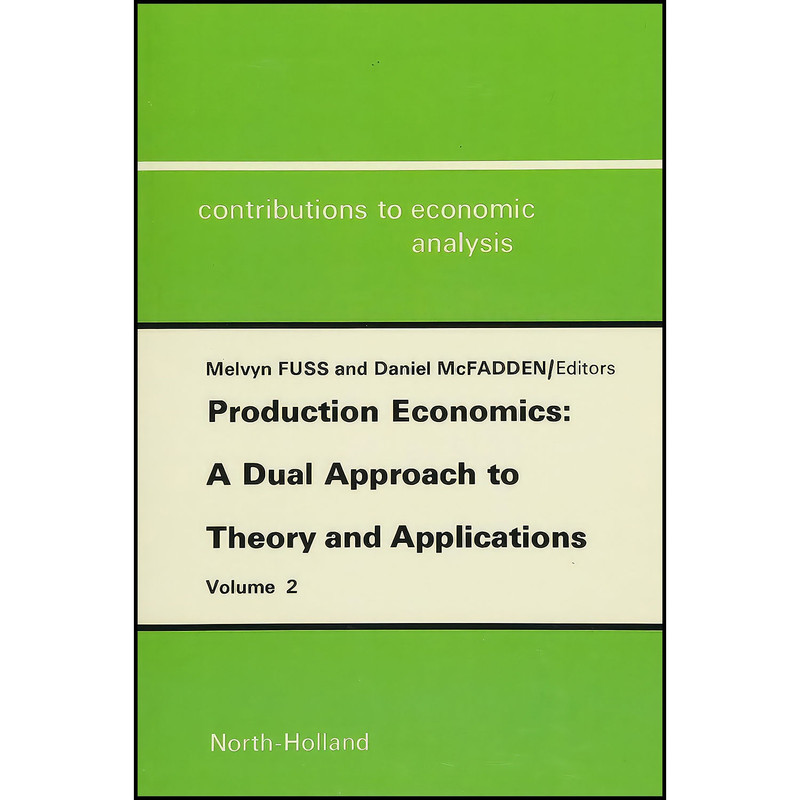 قیمت و خرید کتاب Production Economics اثر Melvyn Fuss and Daniel McFadden انتشارات بله