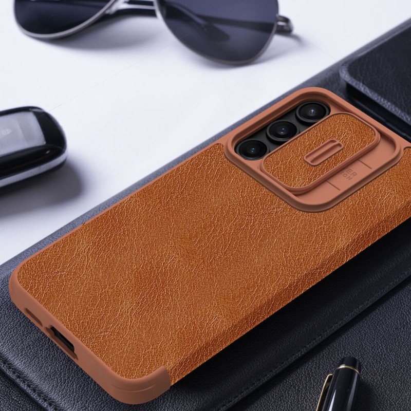 قیمت و خرید کیف کلاسوری نیلکین مدل Qin Pro Leather مناسب برای گوشی