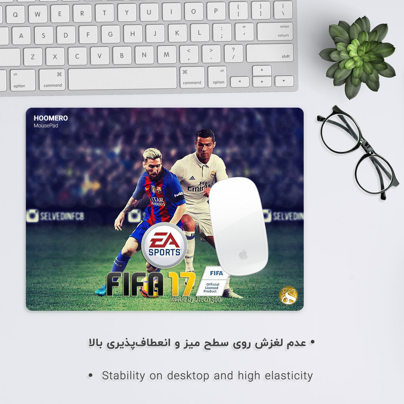 قیمت و خرید ماوس پد هومرو مدل A6641 طرح بازی فوتبالی