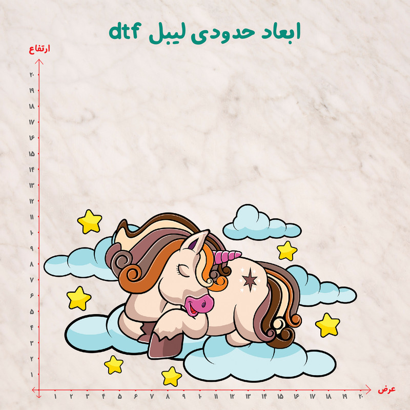 قیمت و خرید استیکر پارچه و لباس مدل dtf طرح یونیکورن کد H20.676 مجموعه 3 عددی