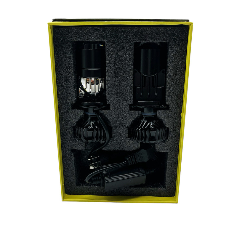 قیمت و خرید هدلایت لامپ خودرو لنز دار مدل SAM LENS پایه H4 بسته دو عددی