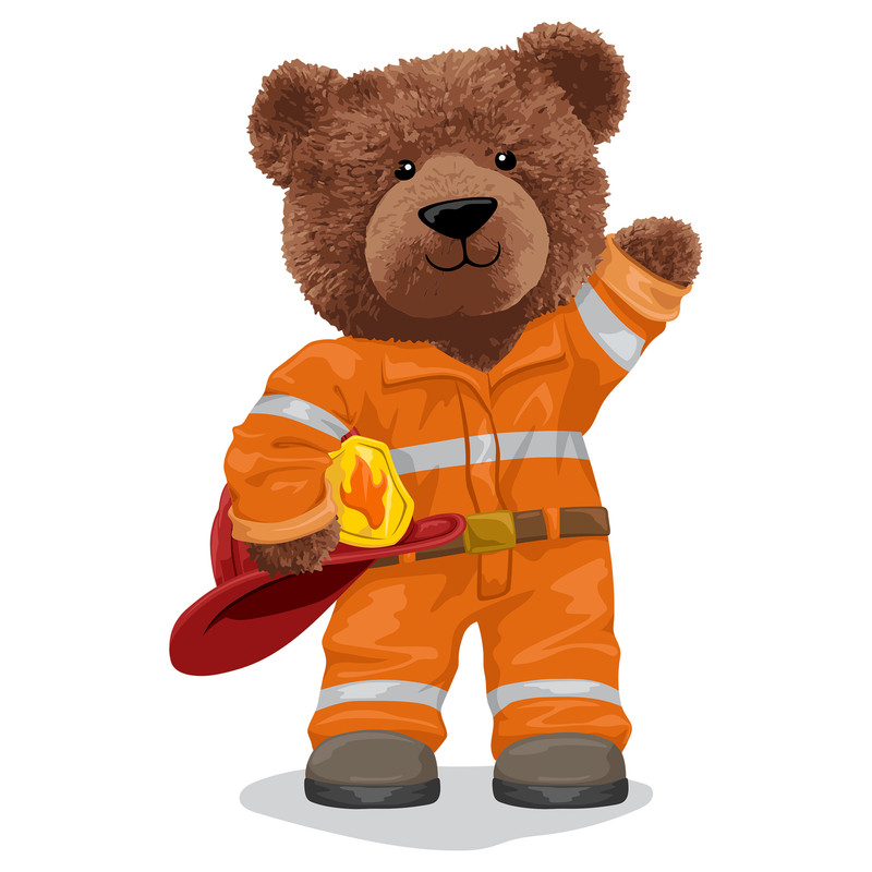 قیمت و خرید استیکر پارچه و لباس مدل dtf طرح تدی کد H15.40 مجموعه 24 عددی