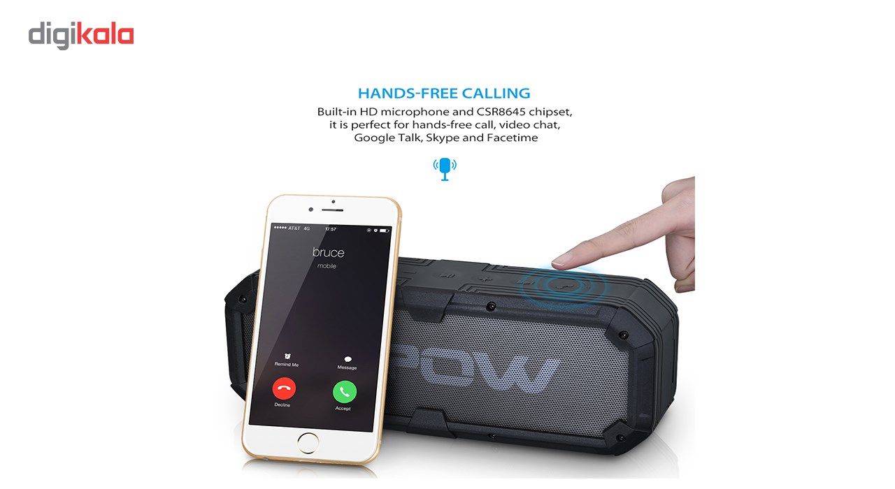 قیمت و خرید اسپیکر بلوتوث امپو مدل Armor Plus