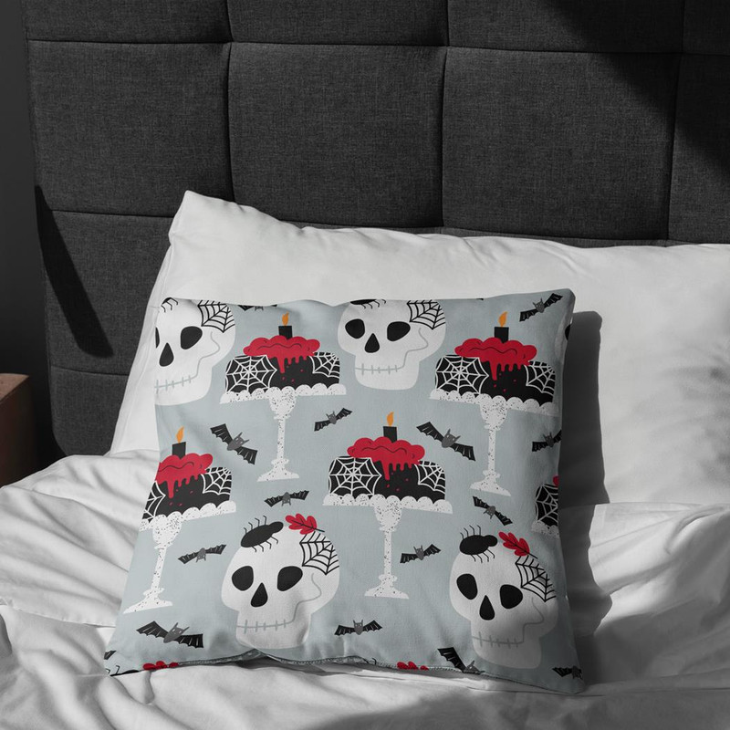 قیمت و خرید پارچه ملحفه پارچه باما مدل مخمل طرح اسکلت کد 5011782