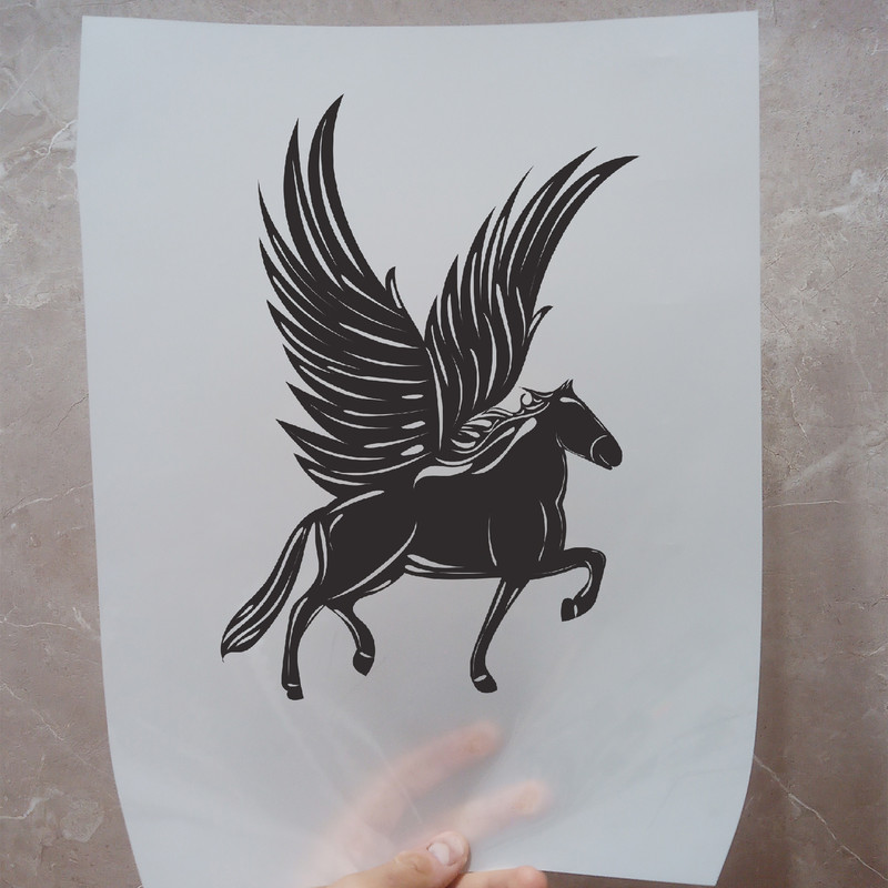 قیمت و خرید استیکر پارچه و لباس مدل dtf طرح یونیکورن کد H15.1160 مجموعه 4 عددی