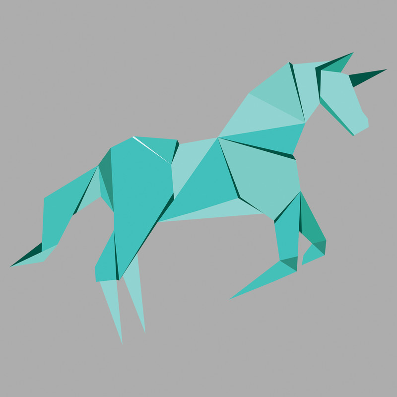 قیمت و خرید استیکر پارچه و لباس مدل dtf طرح یونیکورن کد H20.259 مجموعه 6 عددی