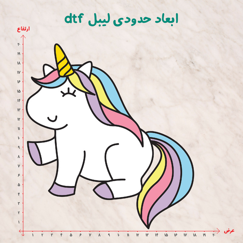 قیمت و خرید استیکر پارچه و لباس مدل dtf طرح یونیکورن کد H20.998 مجموعه 3 عددی