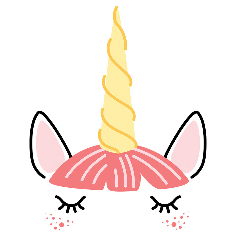 قیمت و خرید استیکر پارچه و لباس مدل dtf طرح یونیکورن کد H20.64 مجموعه 6 عددی