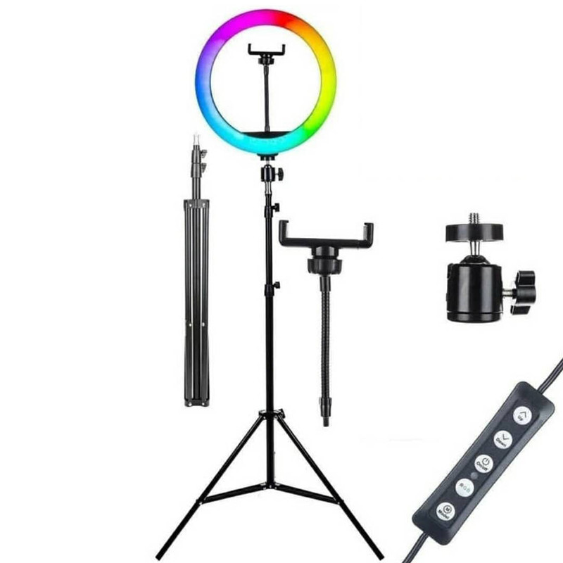 قیمت و خرید رینگ لایت مدل LJJ-26 RGB-26cm