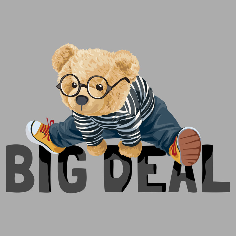 مشخصات، قیمت و خرید استیکر پارچه و لباس مدل dtf طرح تدی کد H20.144 مجموعه 24 عددی | دیجی‌کالا