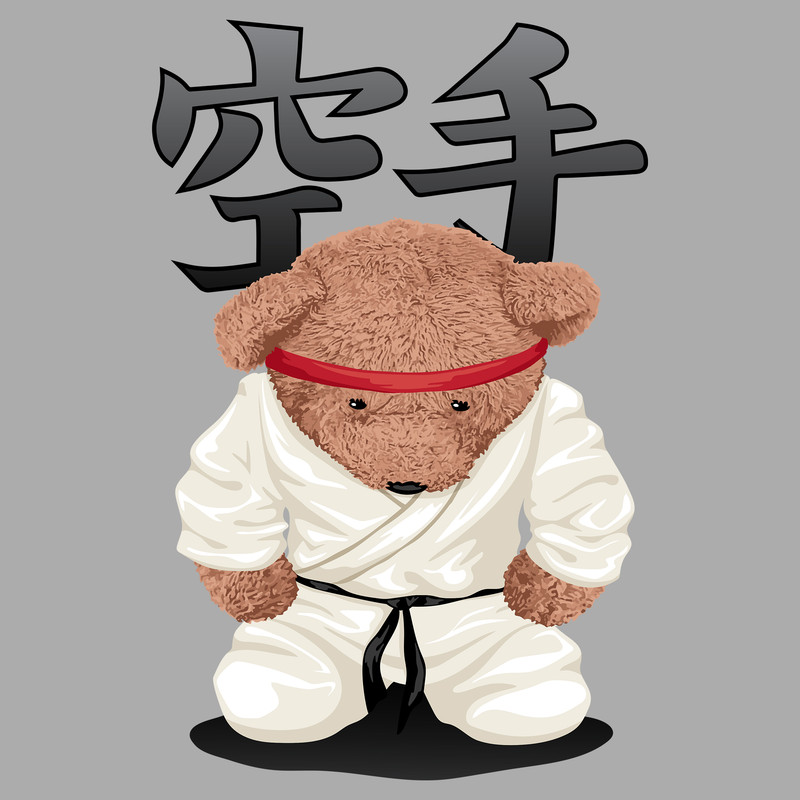 قیمت و خرید استیکر پارچه و لباس مدل dtf طرح تدی کد H20.37 مجموعه 3 عددی