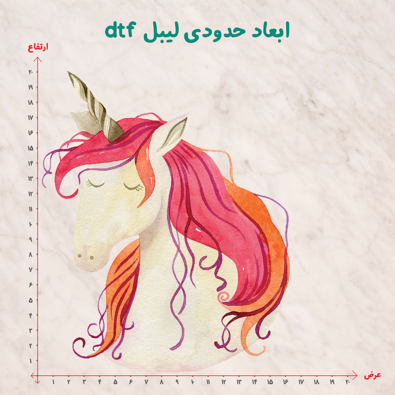 قیمت و خرید استیکر پارچه و لباس مدل dtf طرح یونیکورن کد H20.548 مجموعه 3 عددی