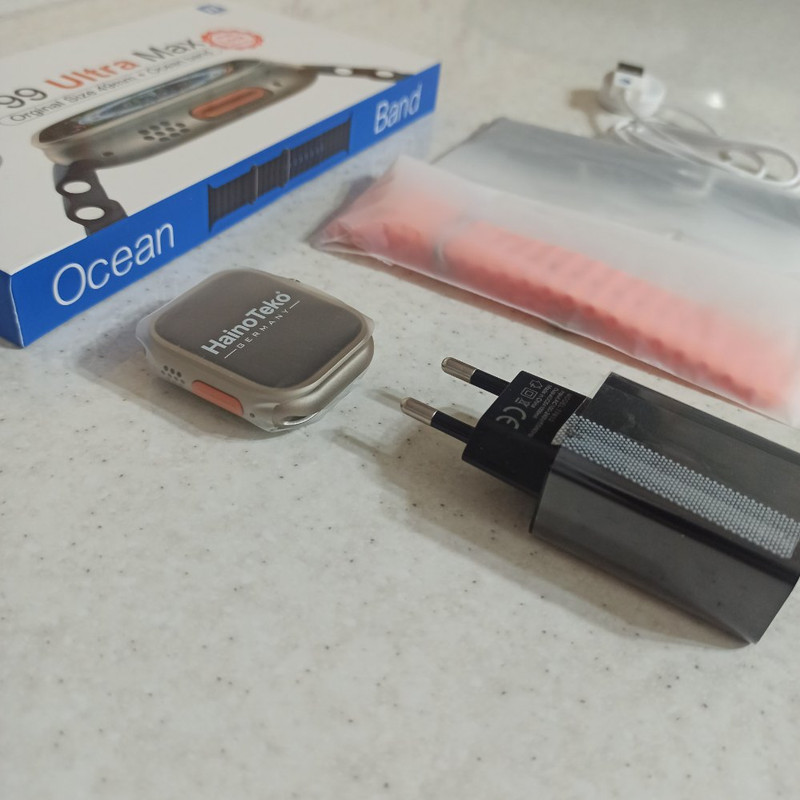 قیمت و خرید ساعت هوشمند هاینو تکو مدل T99 ULTRA MAX ADAPTER