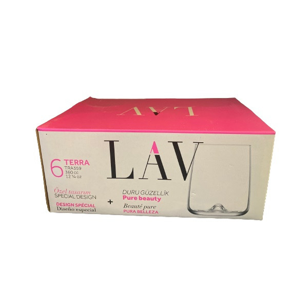 قیمت و خرید لیوان لاو مدل TRA359F مجموعه 6 عددی