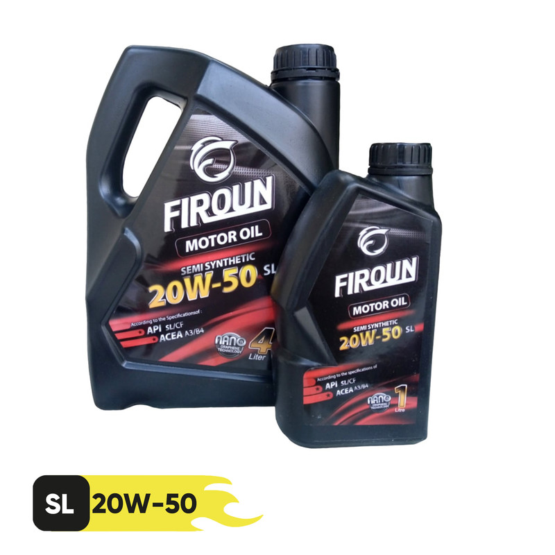 قیمت و خرید روغن موتور فیرون مدل NANO GRAPHENE 20w50 SL حجم 5 لیتر مجموعه 2عددی
