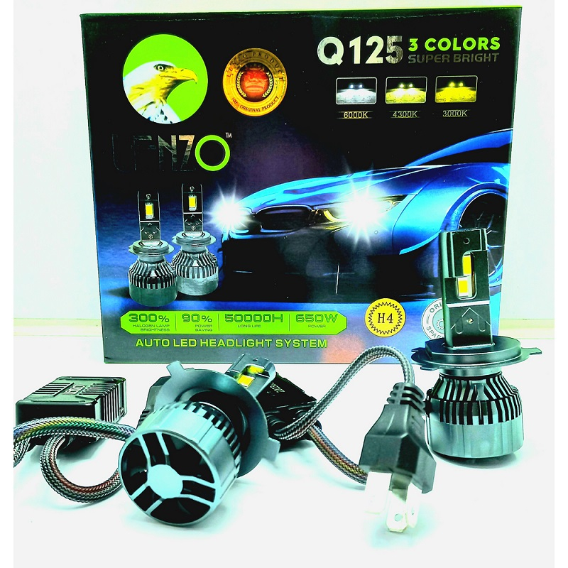 ⭐️ خرید اینترنتی لامپ هدلایت خودرو لنزو مدل Q125 بسته 2 عددی (1402) - فروشگاه دیگسون ⭐️