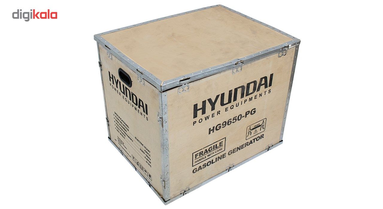 مشخصات، قیمت و خرید موتور برق 6.5 کیلو وات هیوندای مدل HG9650-PG | دیجی‌کالا