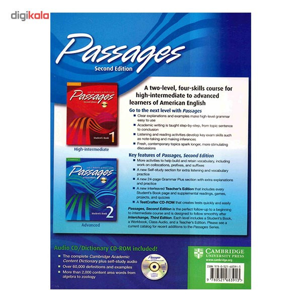 قیمت و خرید کتاب زبان Passages 2 Students Book Second Edition