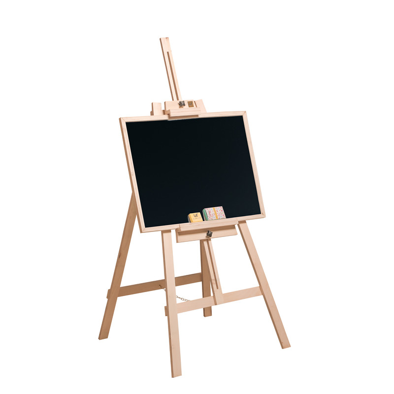 قیمت و خرید تخته دو رو کاما مدل پایه دار الف سایز 60×45 سانتی متر به همراه گچ و تخته پاک کن