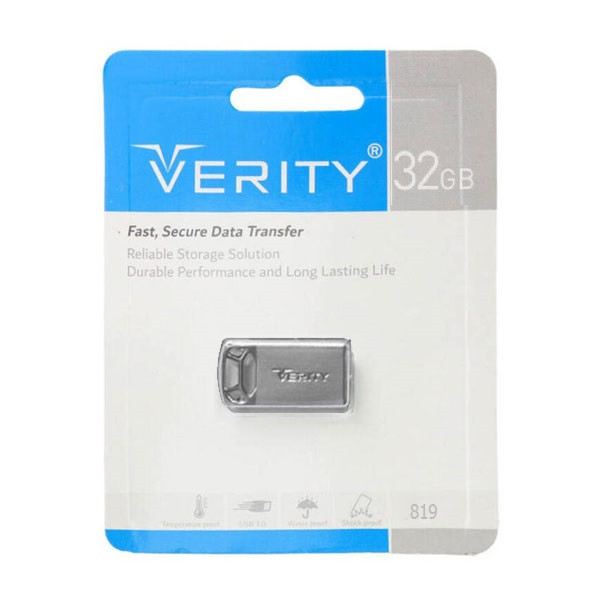 قیمت و خرید فلش مموری وریتی مدل V819 USB3.0 ظرفیت 32 گیگابایت