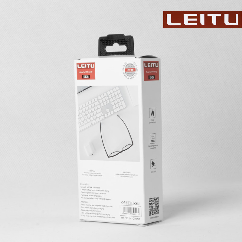 قیمت و خرید شارژر دیواری لیتو مدل LH-26 18W به همراه کابل تبدیل USB-C