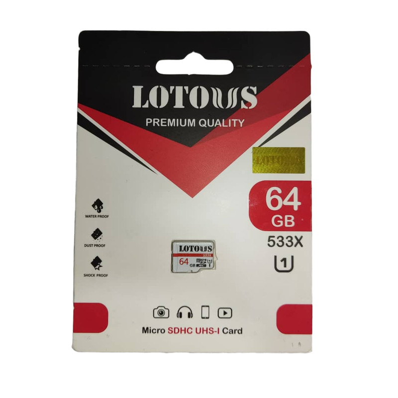 قیمت و خرید کارت حافظه microSDHC مدل 533X کلاس 10 استاندارد UHS-I U1 سرعت 100MBps ظرفیت 64 گیگابایت