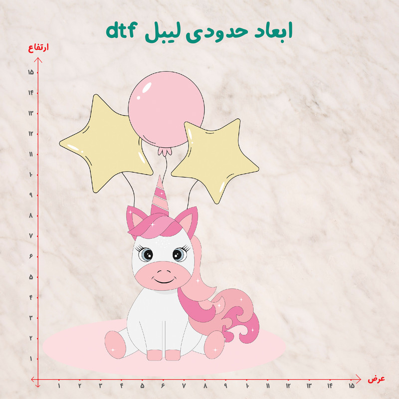 قیمت و خرید استیکر پارچه و لباس مدل dtf طرح یونیکورن کد H15.856 مجموعه 4 عددی
