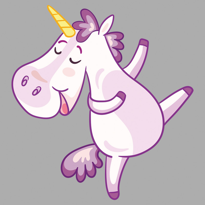 قیمت و خرید استیکر پارچه و لباس مدل dtf طرح یونیکورن کد H15.693 مجموعه 4 عددی