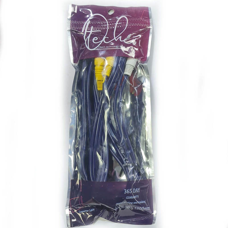 قیمت و خرید کابل 3 به 3 RCA اُتک مدل V-A طول 1.8 متر