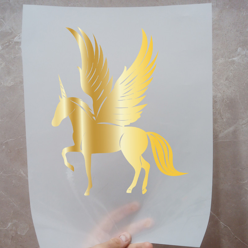 قیمت و خرید استیکر پارچه و لباس مدل dtf طرح یونیکورن کد H20.1130 مجموعه 3 عددی