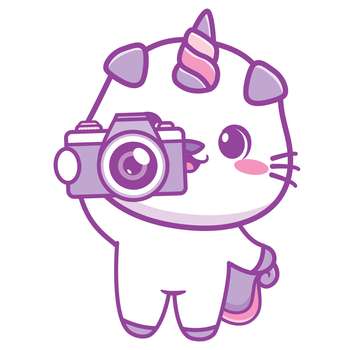 قیمت و خرید استیکر پارچه و لباس مدل dtf طرح یونیکورن کد H15.936 مجموعه 4 عددی