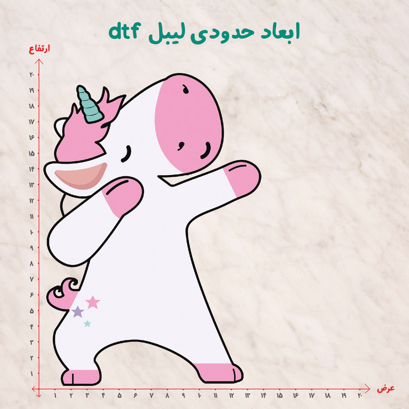 قیمت و خرید استیکر پارچه و لباس مدل dtf طرح یونیکورن کد H20.703 مجموعه 3 عددی
