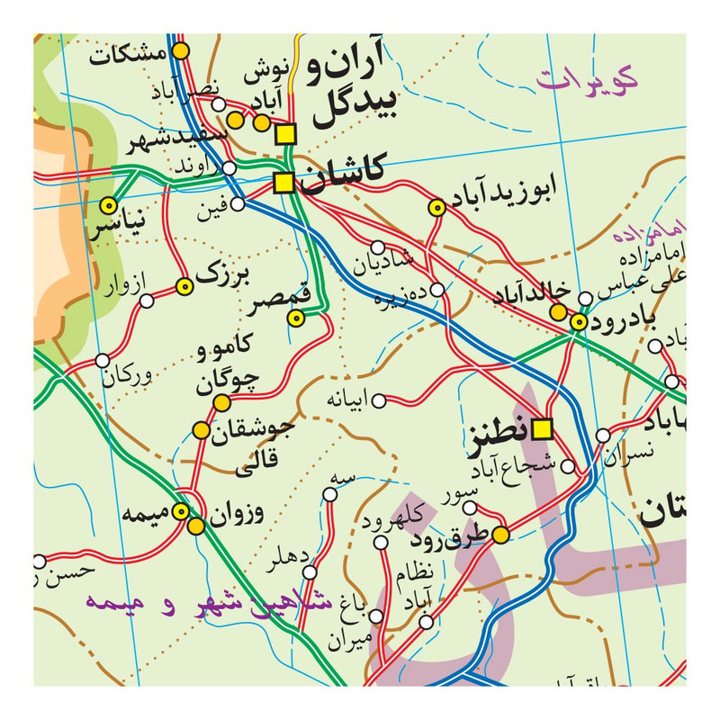 قیمت و خرید نقشه جامع تقسیمات اداری ایران گیتاشناسی نوین کد 1290n L
